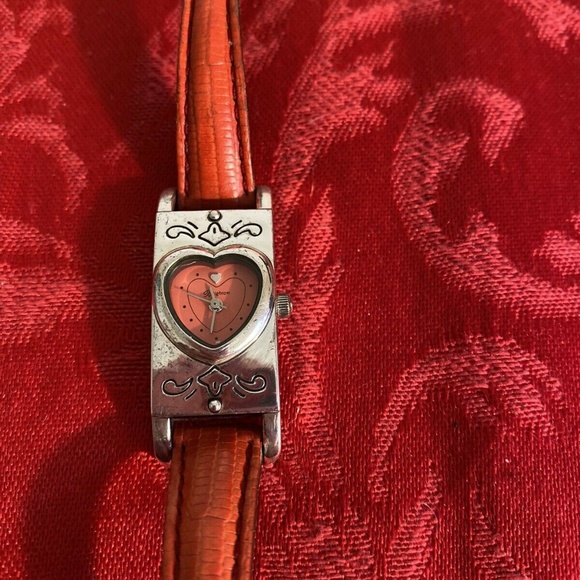 Brighton | Accessories | Brighton Santa Paula Red Heart Watch | Poshmark